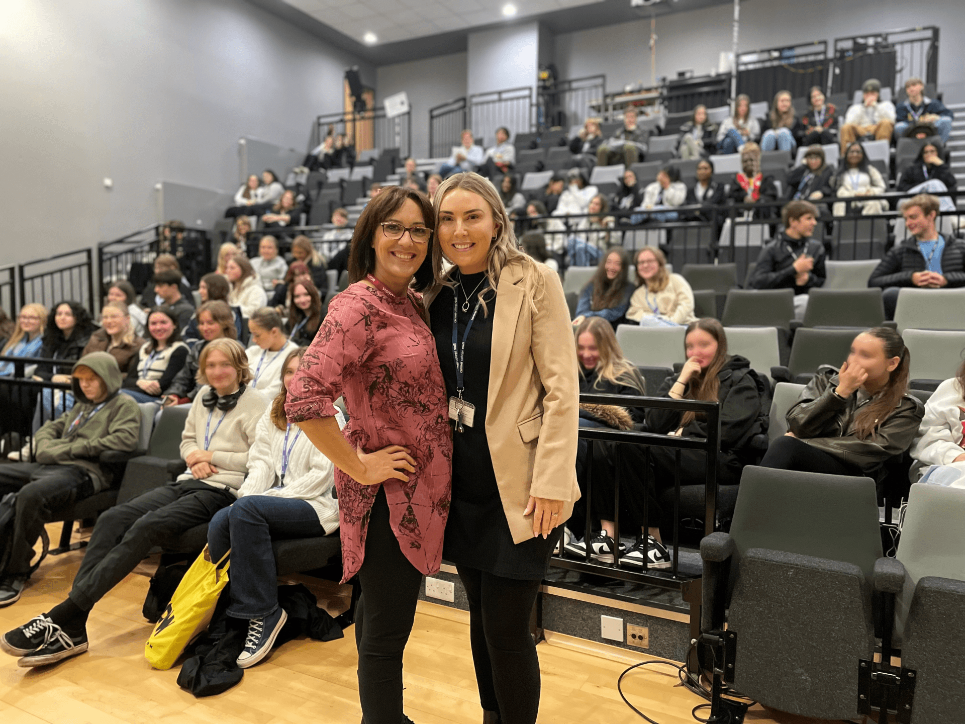 Students attend Inspire Me Talk delivered by Sam Lewis - Carmel College