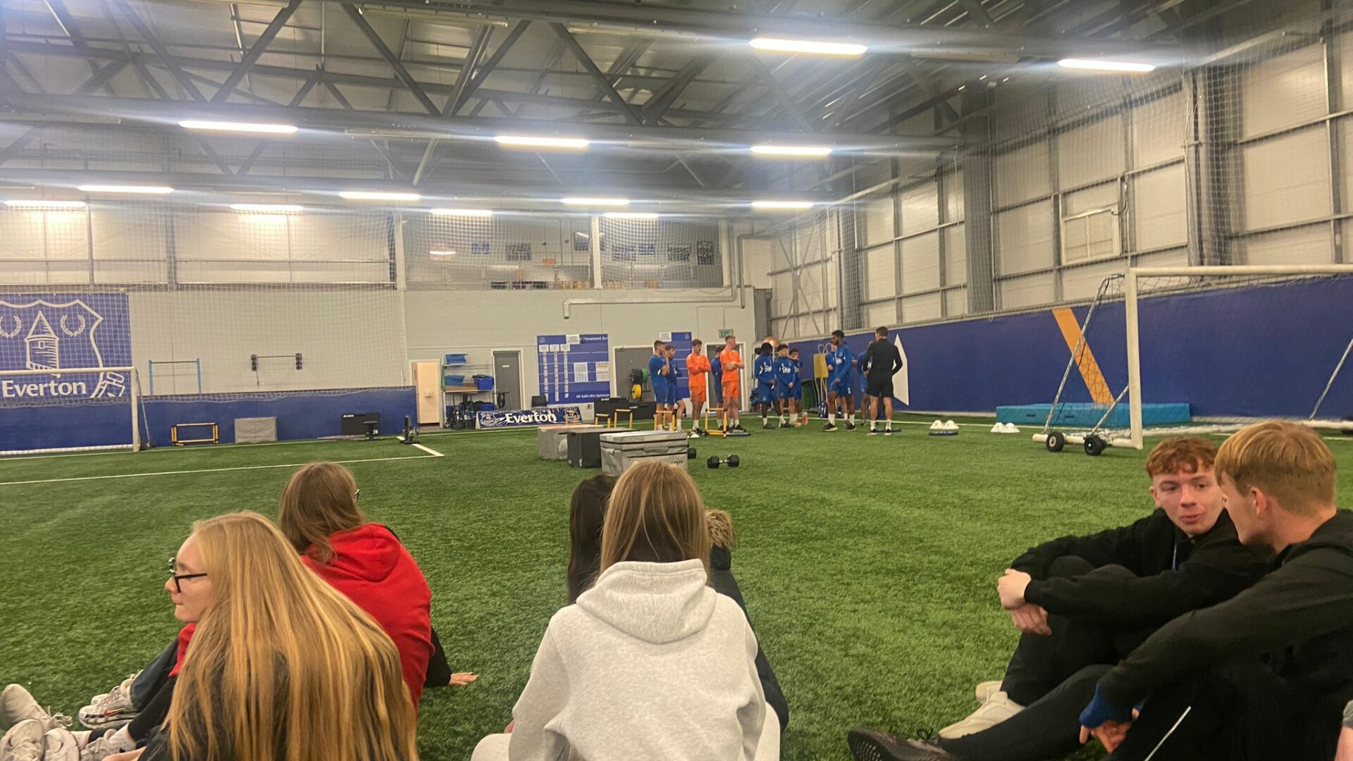 Sport students visit Everton's Finch Farm - Carmel College